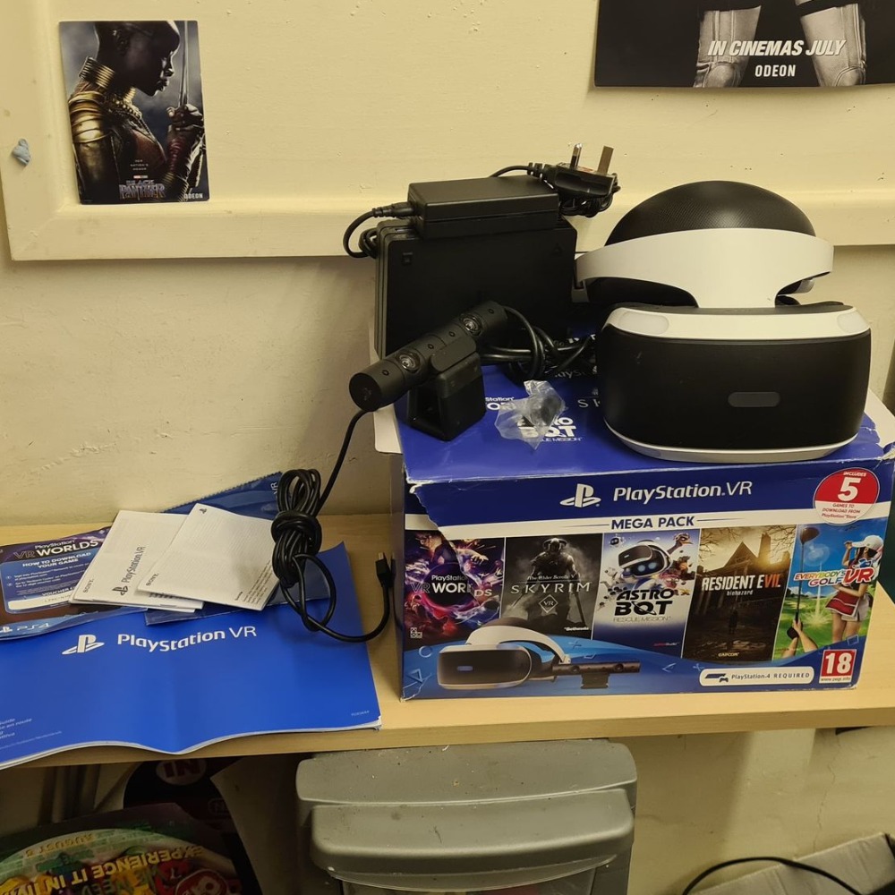 sony ps4 vr system Sony PlayStation 4 Virtual Reality PS VR System ...